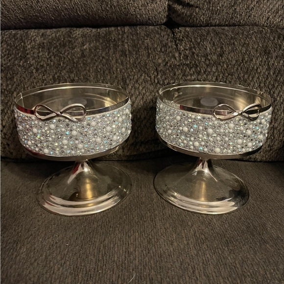 Bath & Body Works | Accents | Bath And Body Works Bow Pearl Gem 3 Wick ...